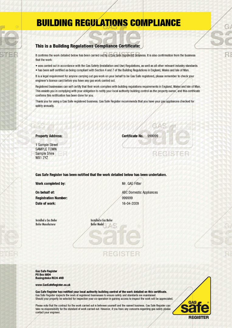 Gas Safety — Leasehold Life Gas Safety — Leasehold Life